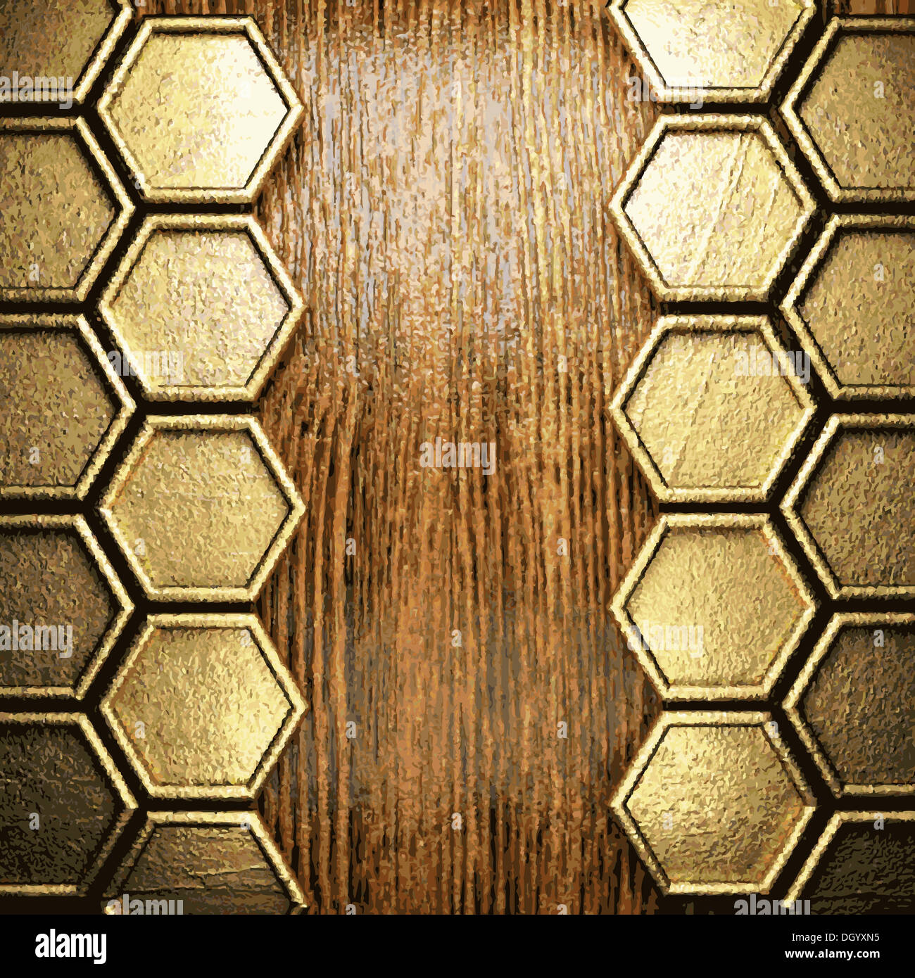 golden and wood background Stock Photo - Alamy