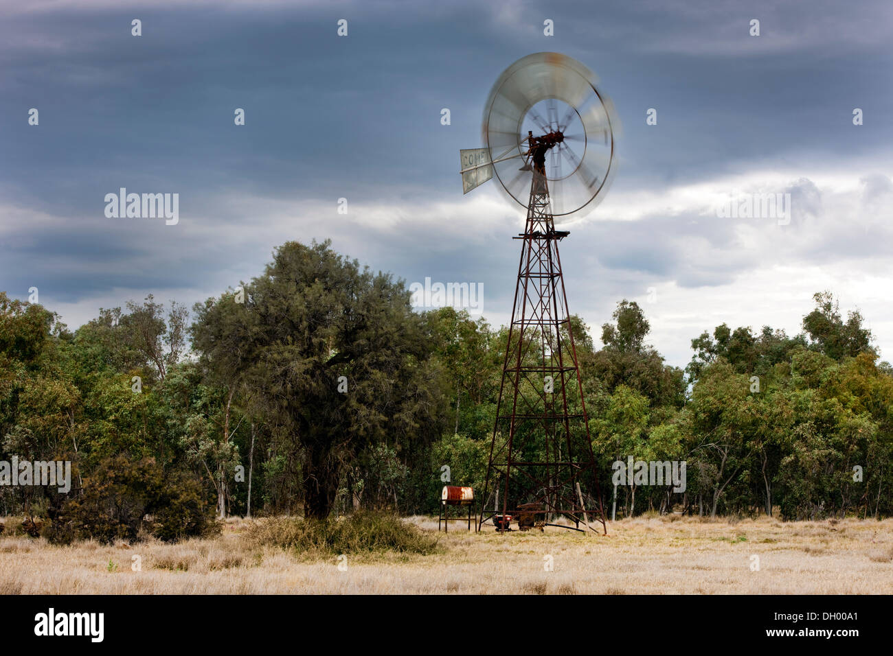 Australian windmill hi-res stock photography and images - Alamy