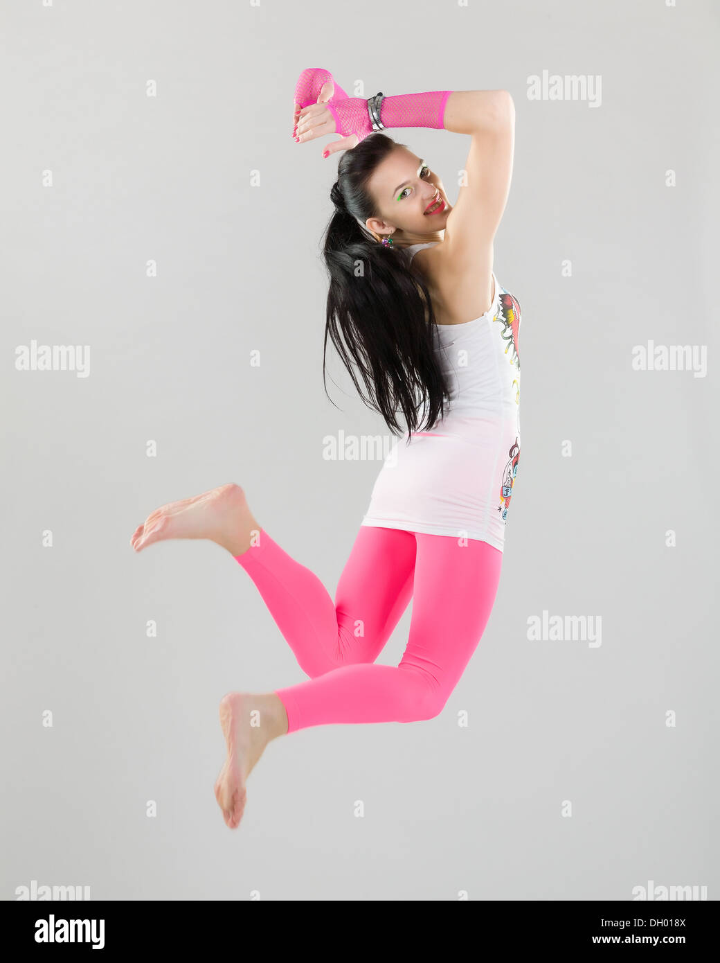 images jumping girl Stock Photo - Alamy