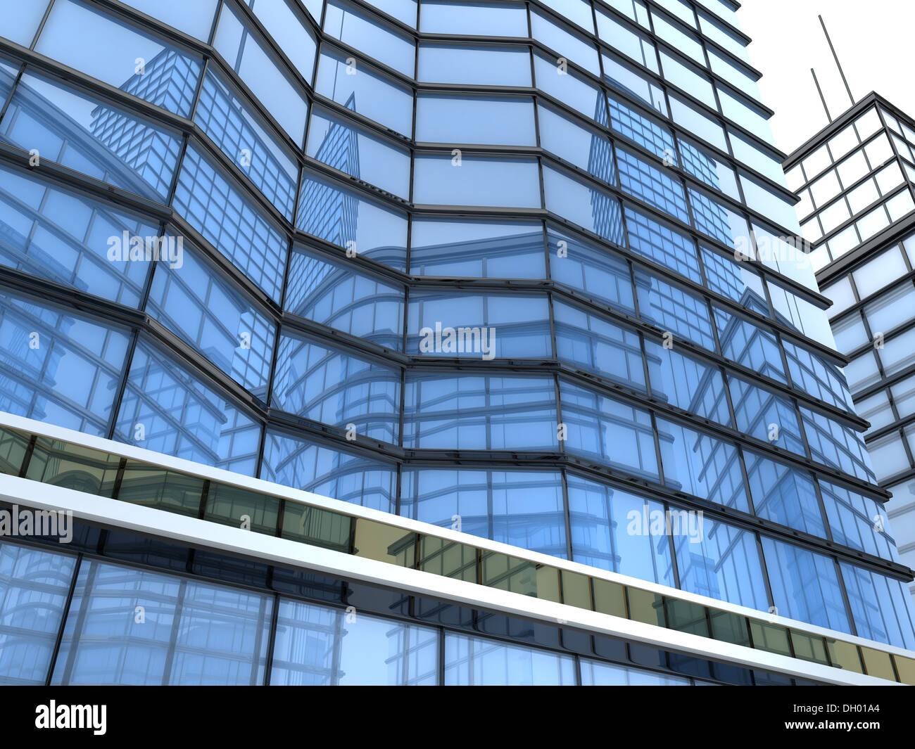 Office building CGI (done in 3d Stock Photo - Alamy
