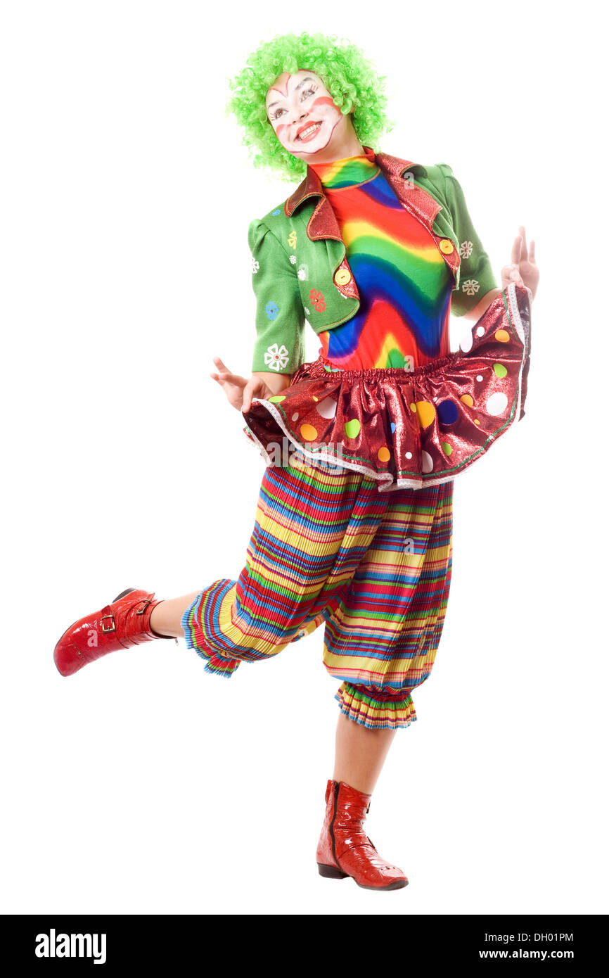Female clown Cut Out Stock Images & Pictures - Alamy