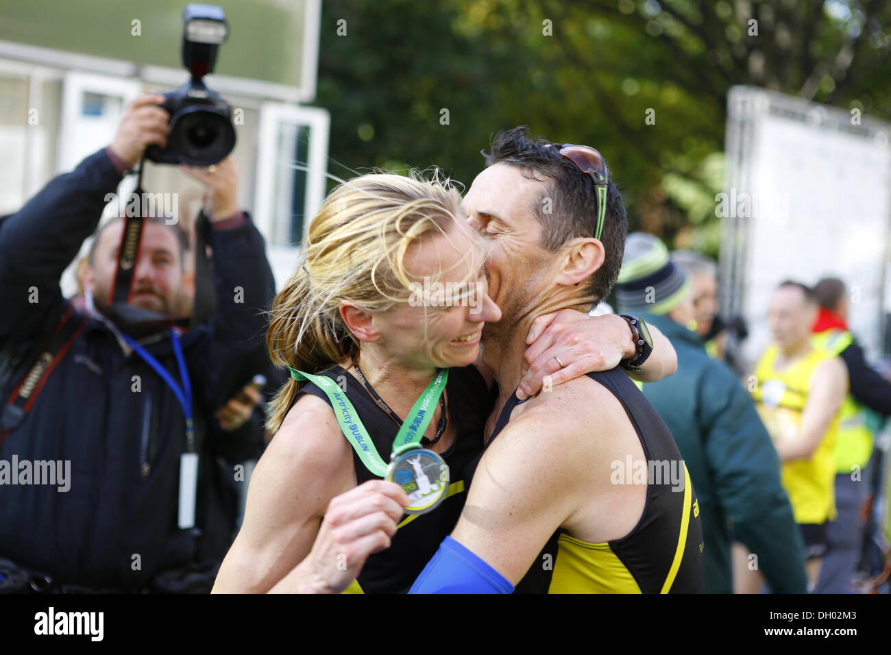 Dublin, Ireland. 28th October 2013. The winner of the women's race ...