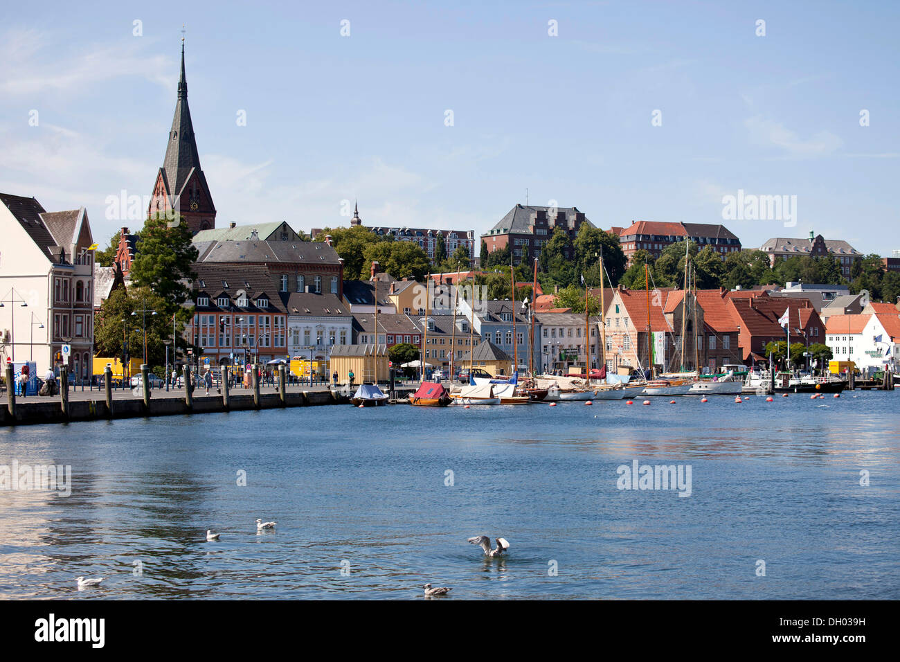 Cityscape of Flensburg, Schleswig-Holstein Stock Photo - Alamy