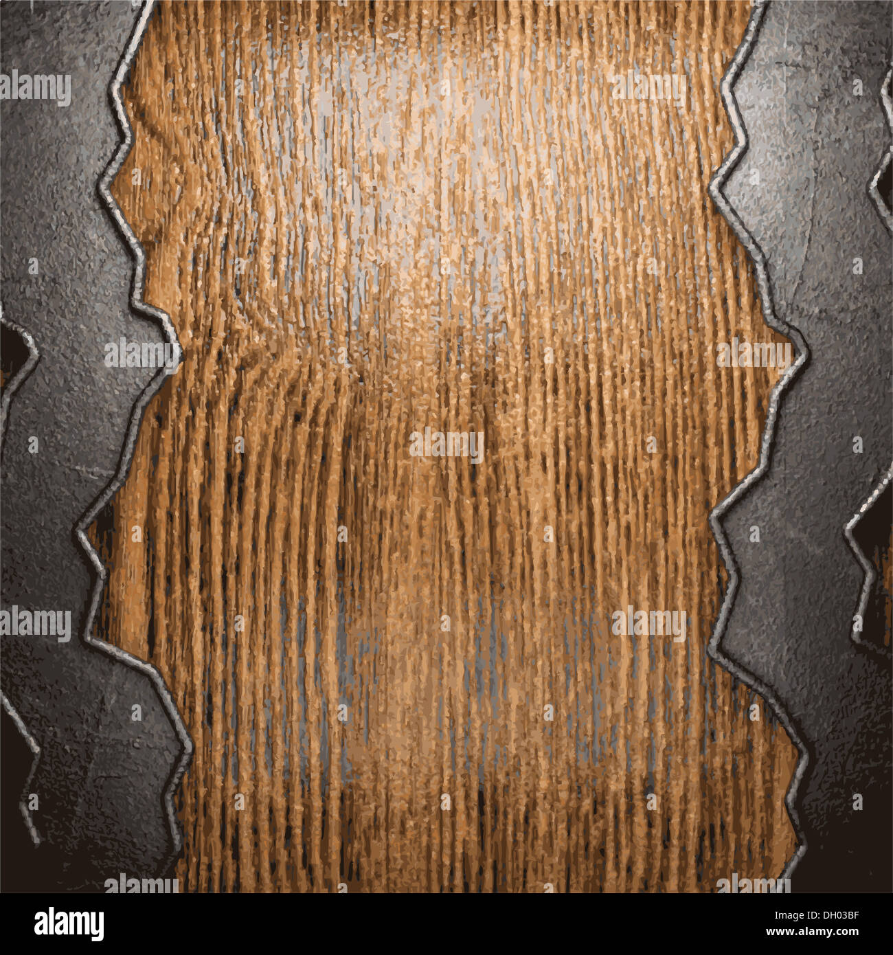 metal and wood background Stock Photo - Alamy