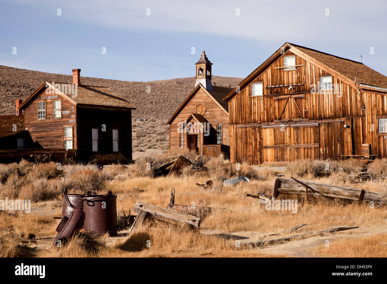 Ghost town of Bodie, Bodie, California, United States Stock Photo - Alamy