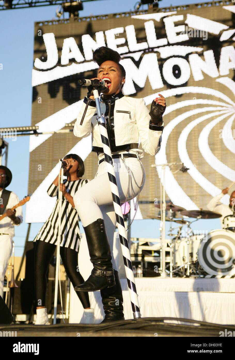 Las Vegas, NV, USA. 27th Oct, 2013. Janelle Monae, on stage at the ...