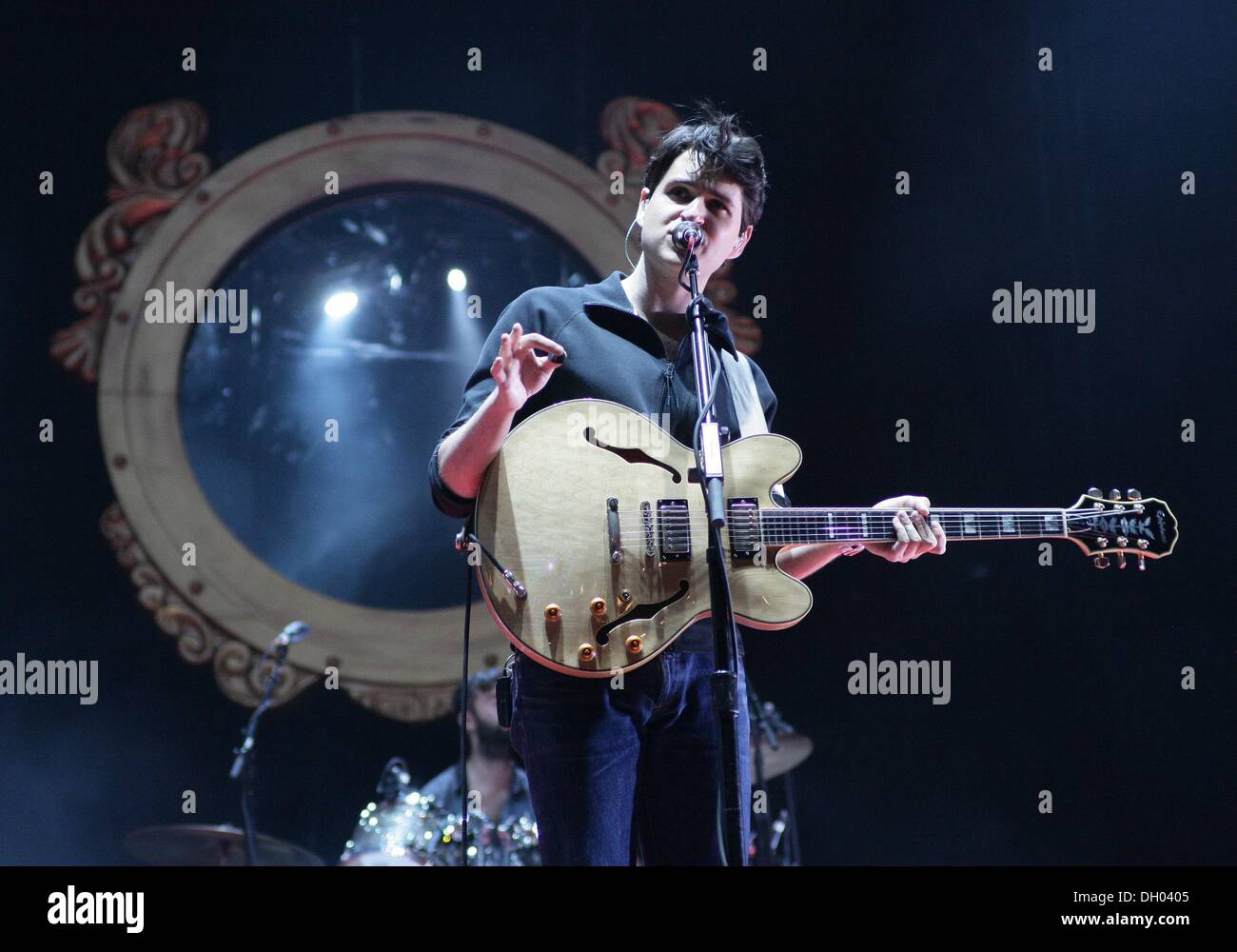 Las Vegas, NV, USA. 27th Oct, 2013. Vampire Weekend, Ezra Koenig, on ...