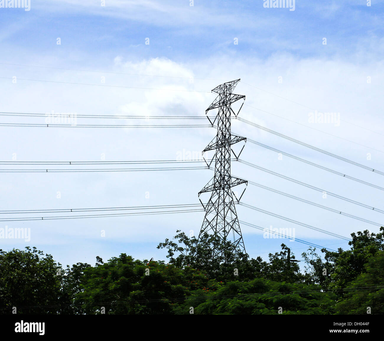 power transmission tower Stock Photo - Alamy