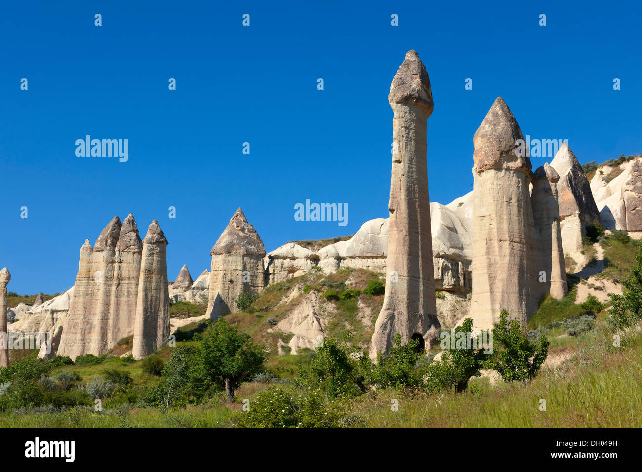 The Fairy Chimneys of Love Valley, volcanic tuff rock formations of ...