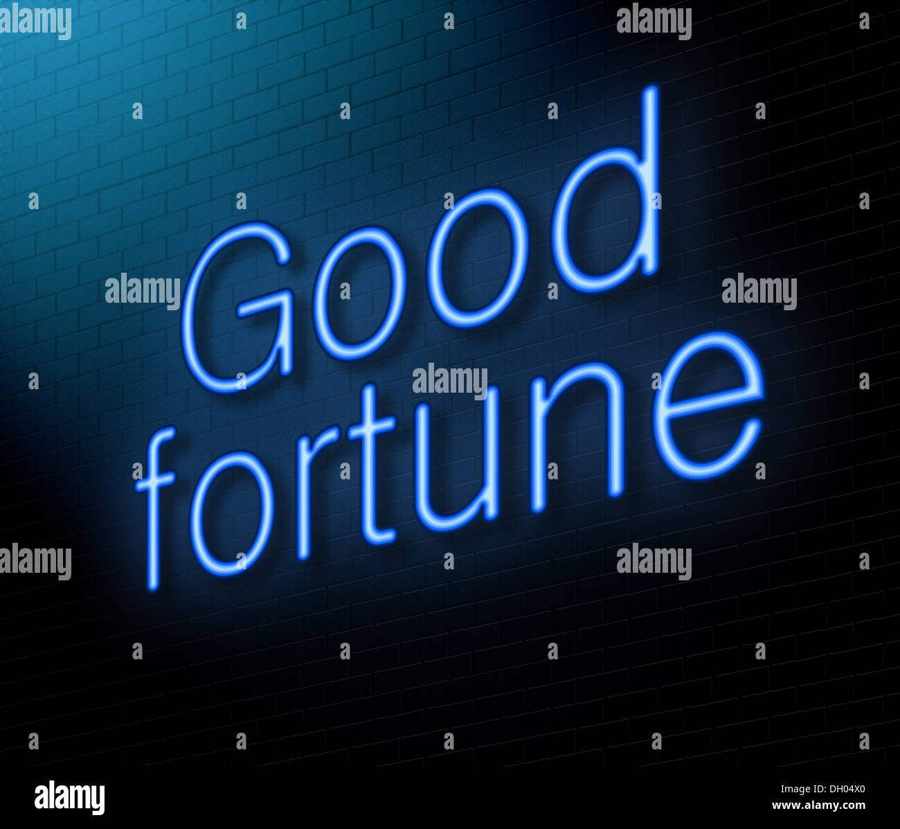 Neon good luck sign hi-res stock photography and images - Alamy