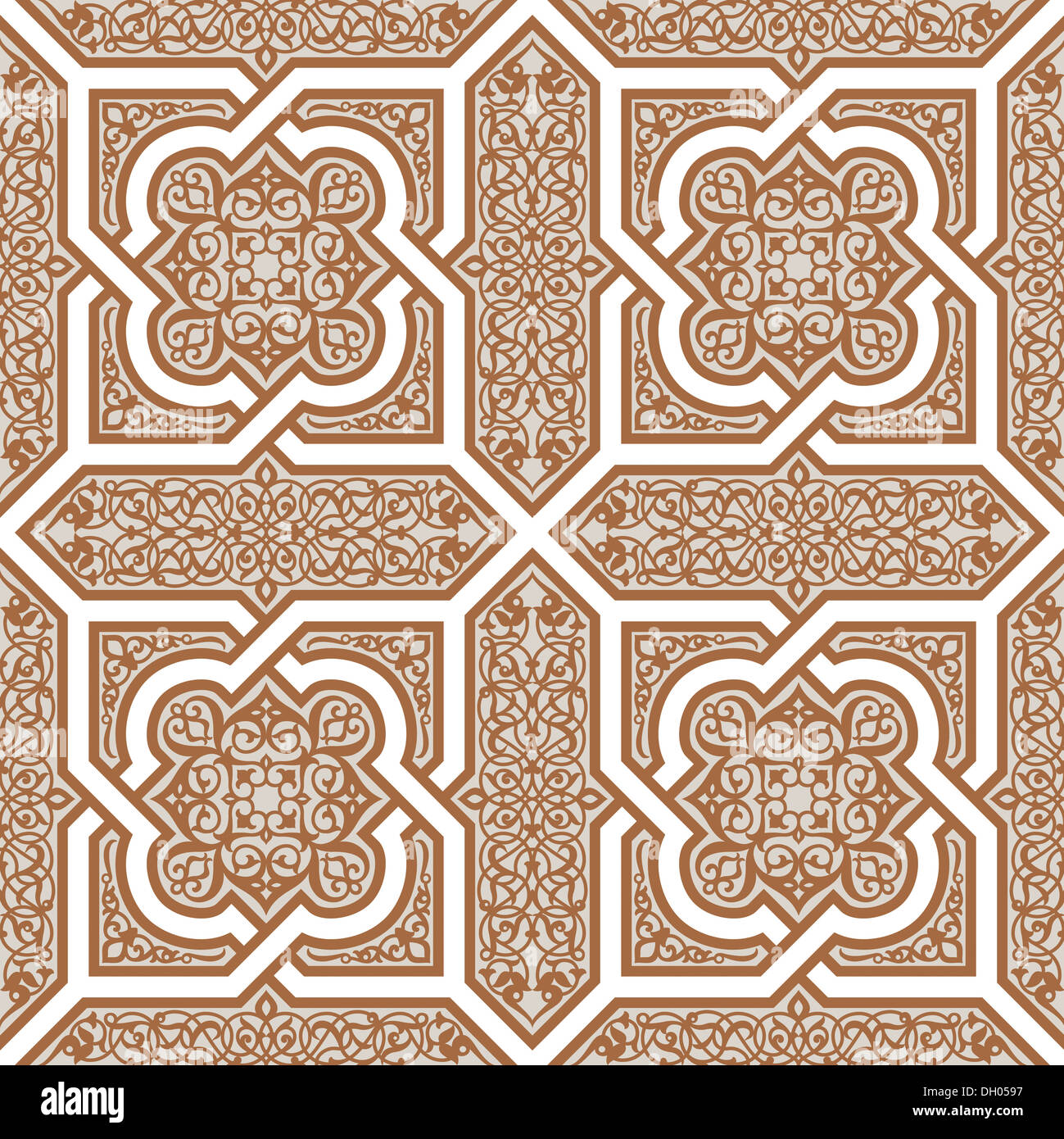 Arabic Seamless Pattern Stock Photo - Alamy