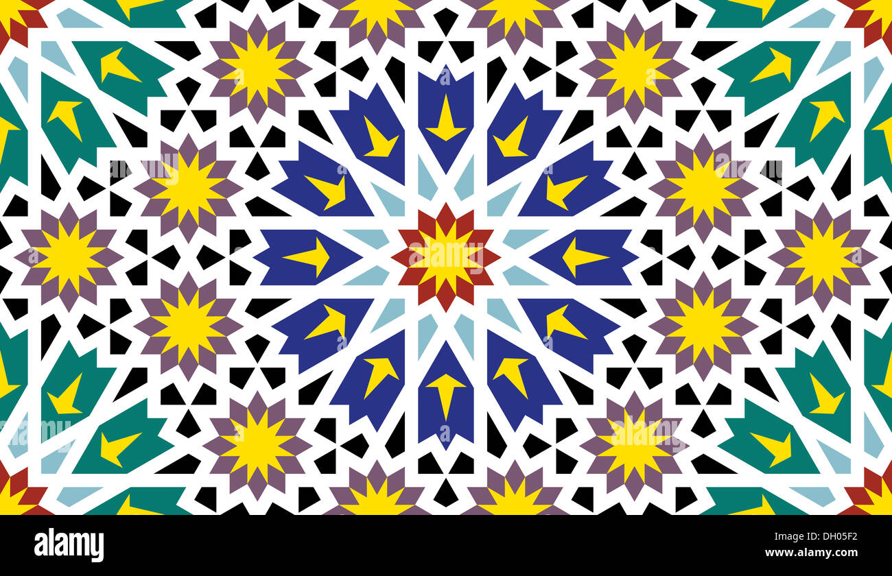 Arabic Seamless Pattern Stock Photo - Alamy