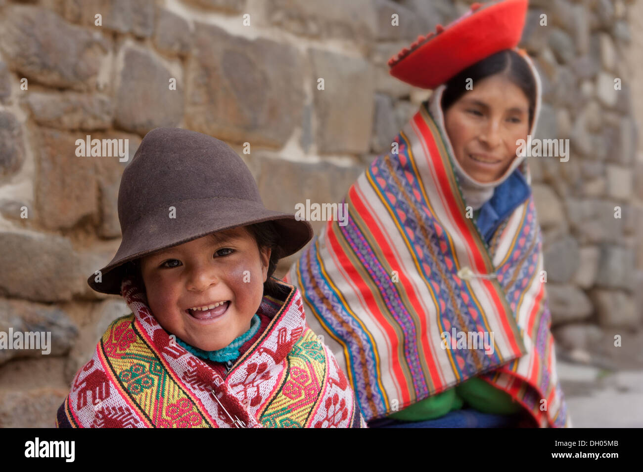 Happy Peruvian native child from Cuzco Stock Photo - Alamy