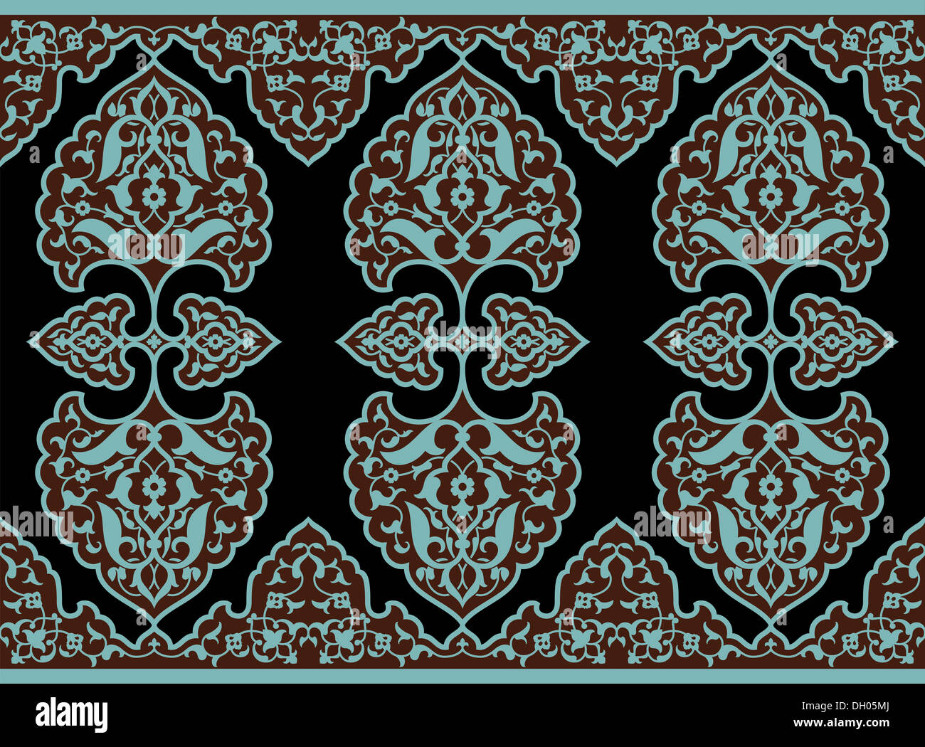 Arabic Seamless Border Stock Photo - Alamy