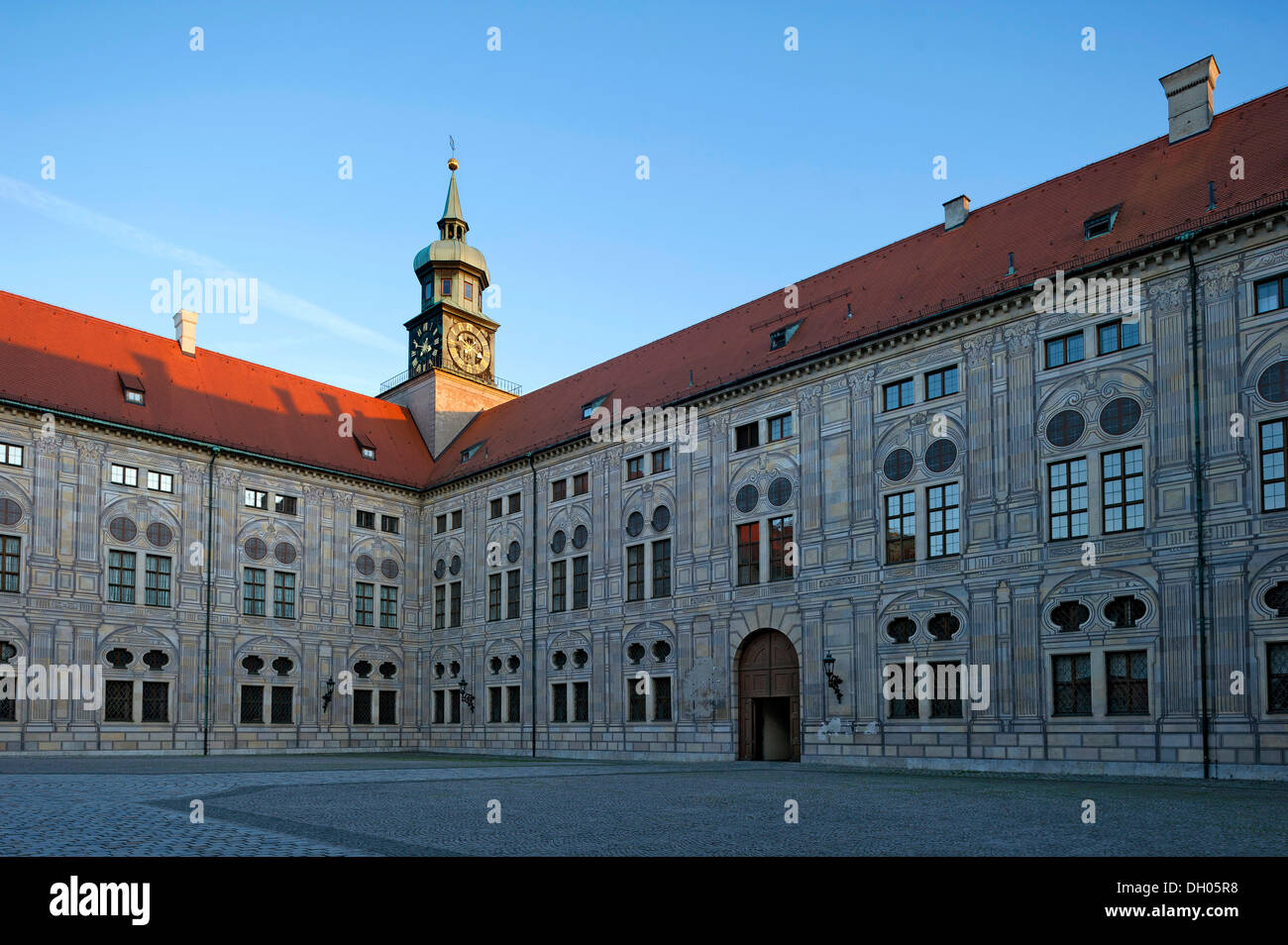 Kaiserhof or Emperor's Courtyard, Munich Residenz, Munich, Upper ...