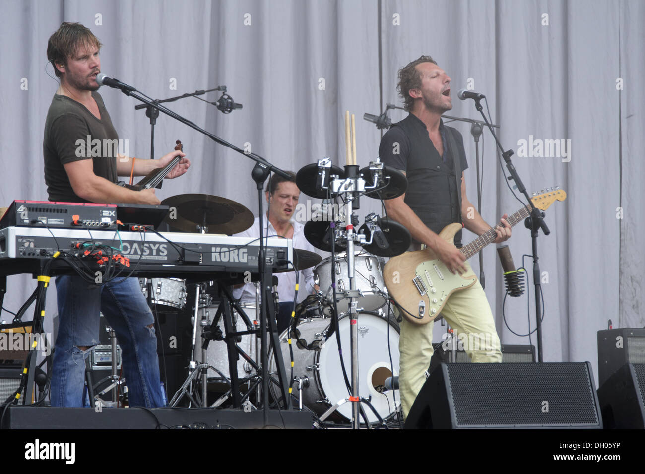 Belgian rock band dEUS performs at A Perfect Day Festival (IT) 2012 ...