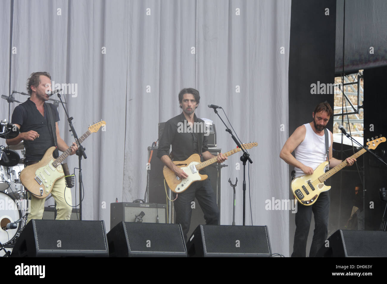 Belgian rock band dEUS performs at A Perfect Day Festival (IT) 2012 ...