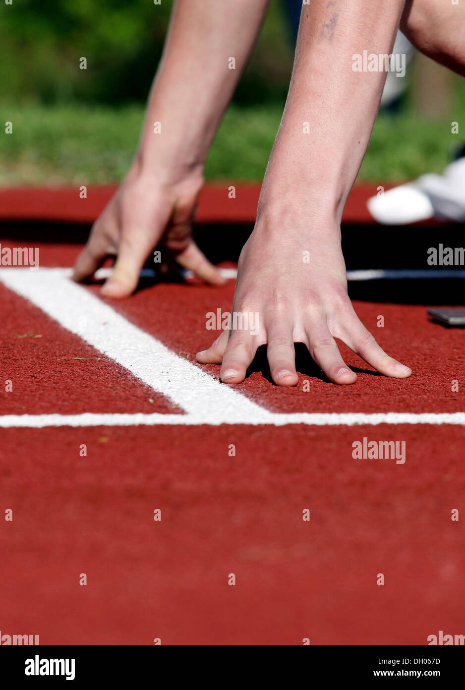 Pole position markings hi-res stock photography and images - Alamy