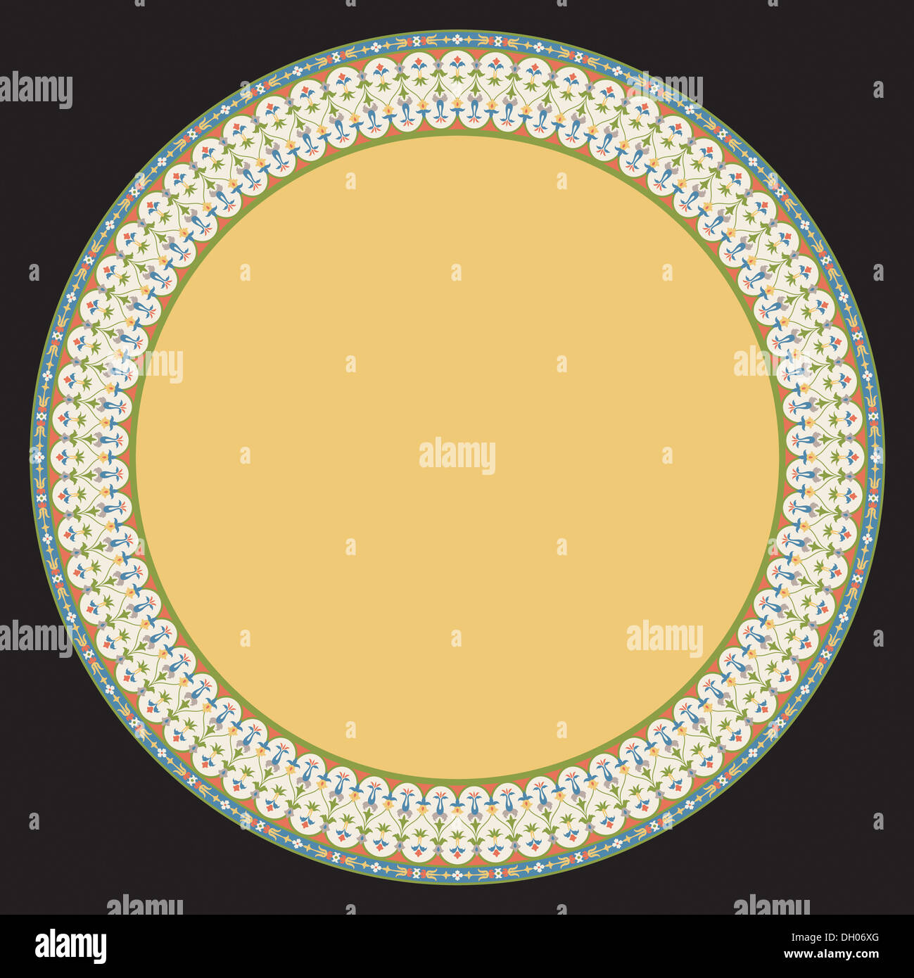 Classic Circle Frame Stock Photo - Alamy