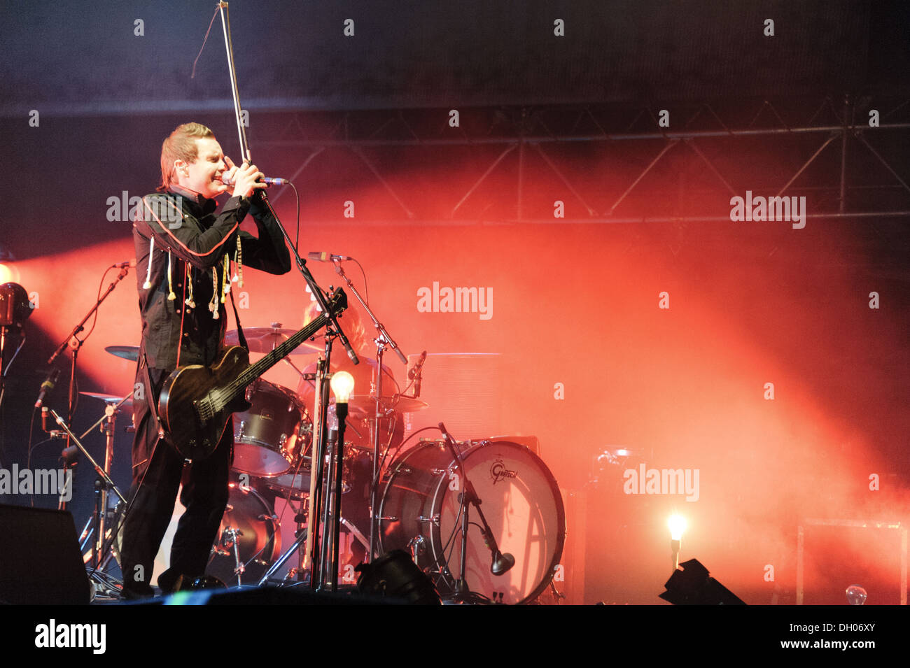 Icelandic band Sigur Rós performs at A Perfect Day Festival (IT) 2012 ...