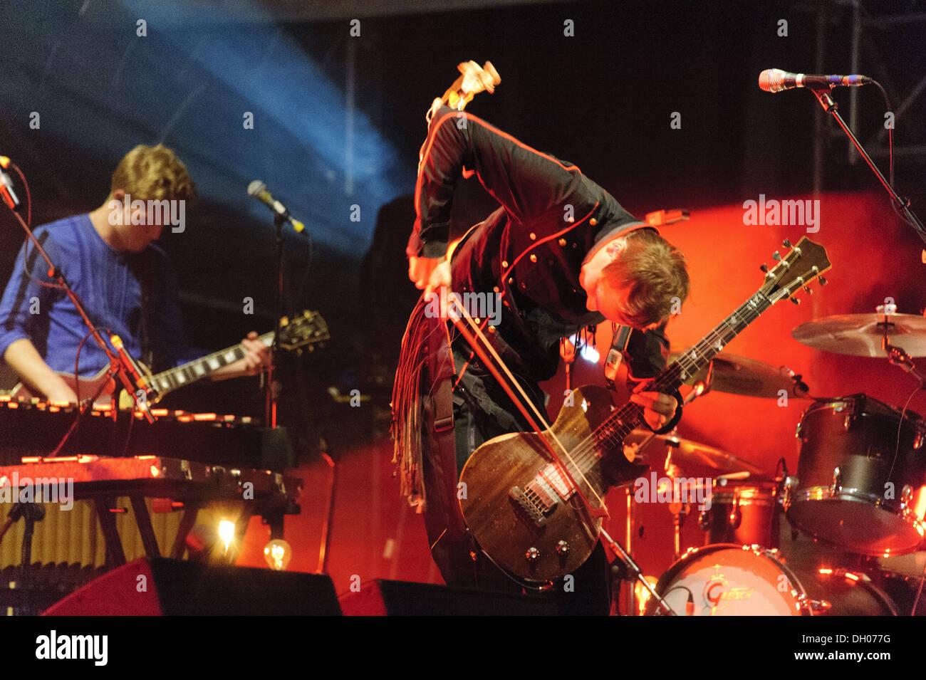 Icelandic band Sigur Rós performs at A Perfect Day Festival (IT) 2012 ...