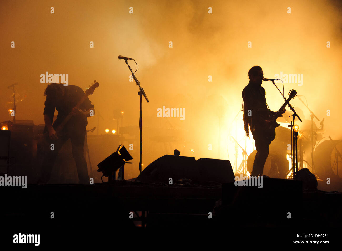 Icelandic band Sigur Rós performs at A Perfect Day Festival (IT) 2012 ...