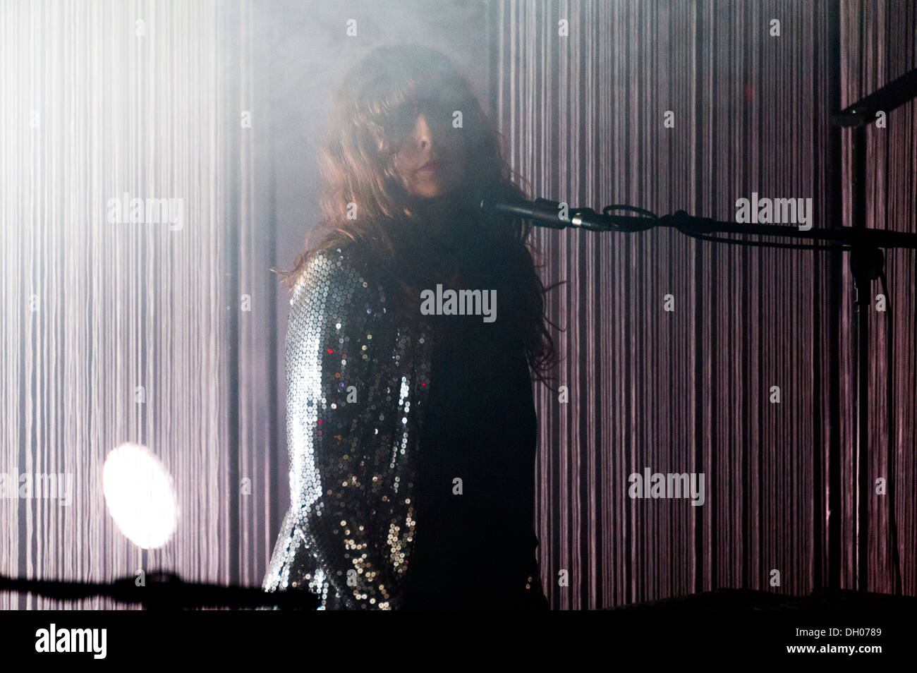 Victoria Legrand of Beach House performs at Piper Club, Rome (IT Stock ...