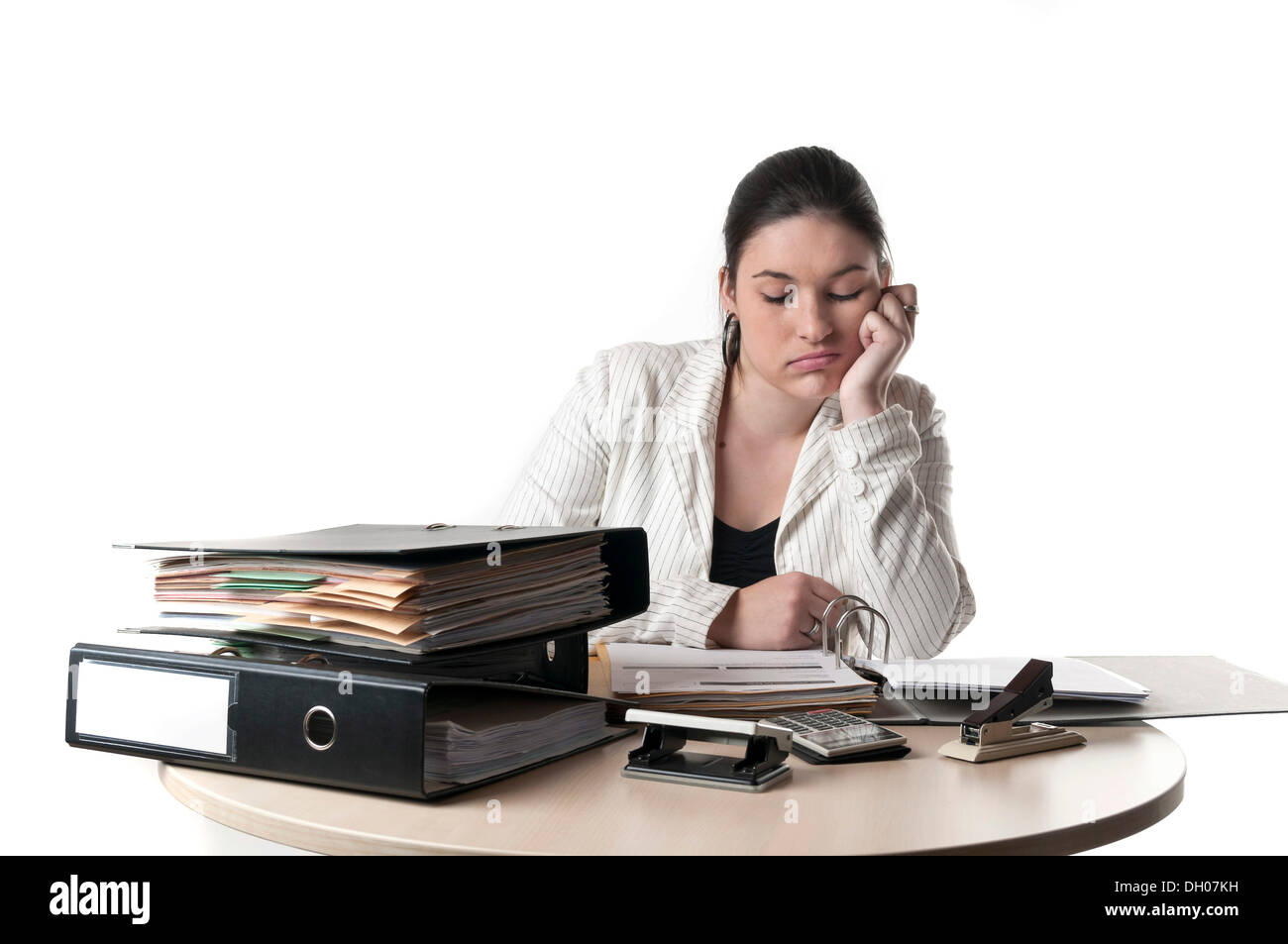 Women desk files hi-res stock photography and images - Alamy