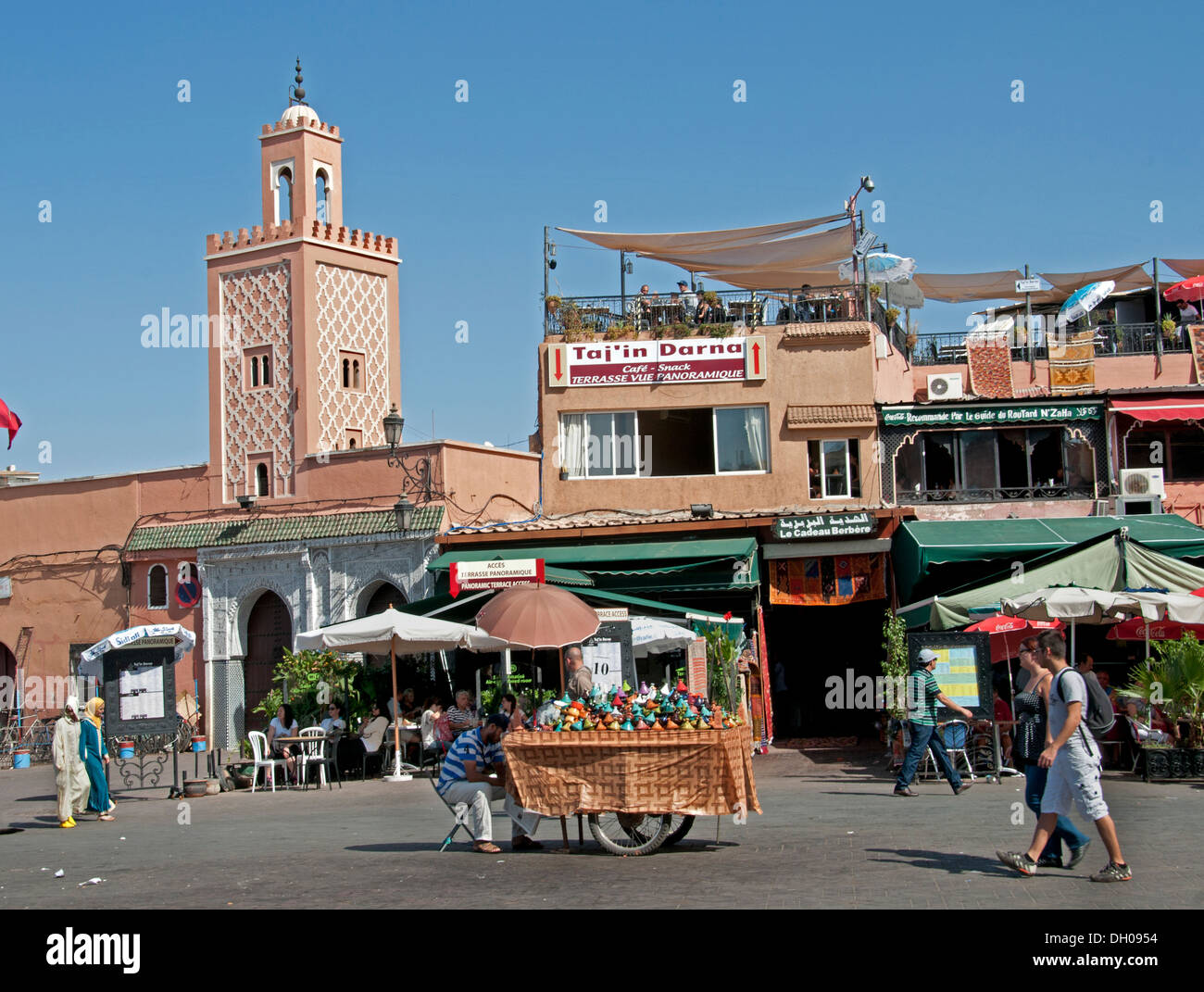 Jamaa el Fna is a square and market place in Marrakesh's Medina quarter ...