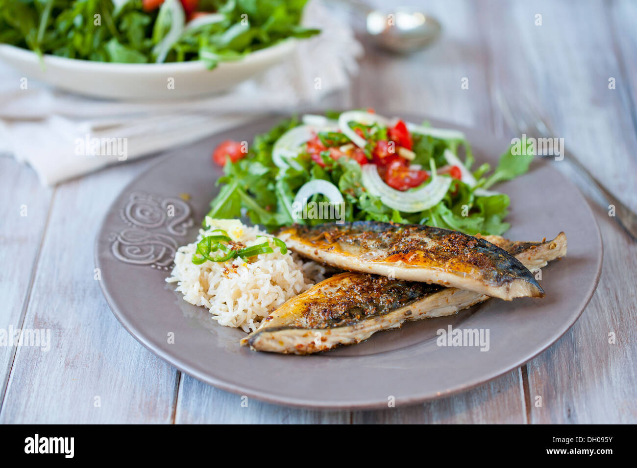 Spicy mackerel fillets Stock Photo - Alamy