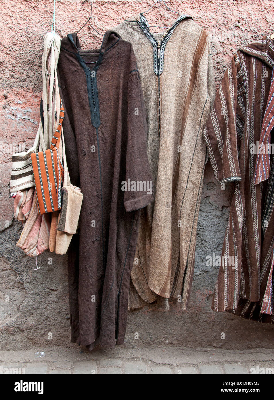 Marrakesh Morocco fashion shop boutique Bazaar Souk Medina Stock Photo ...