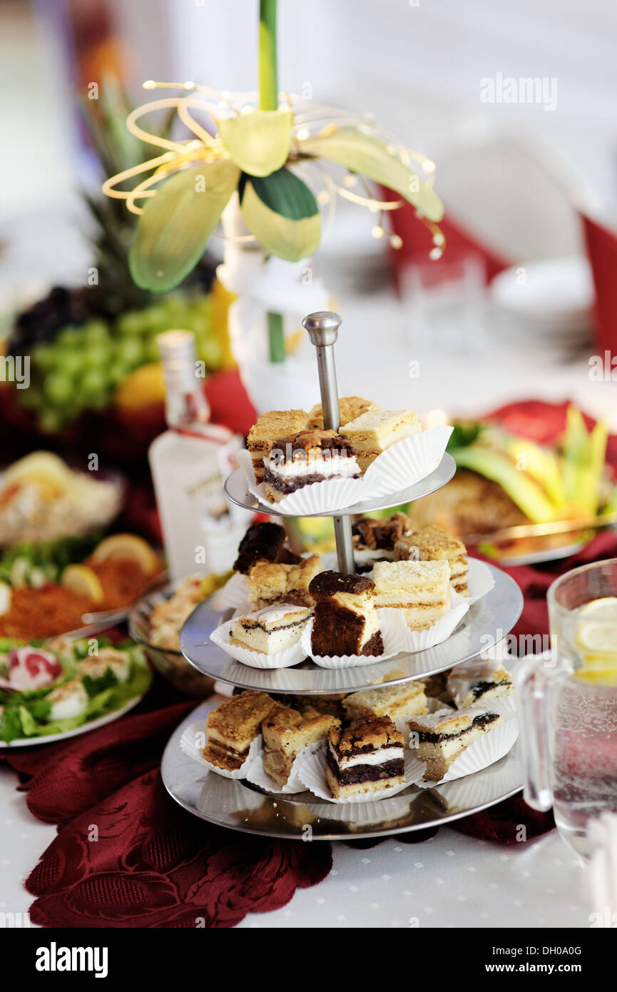 Fruits and sweets on the Swedish table Stock Photo - Alamy
