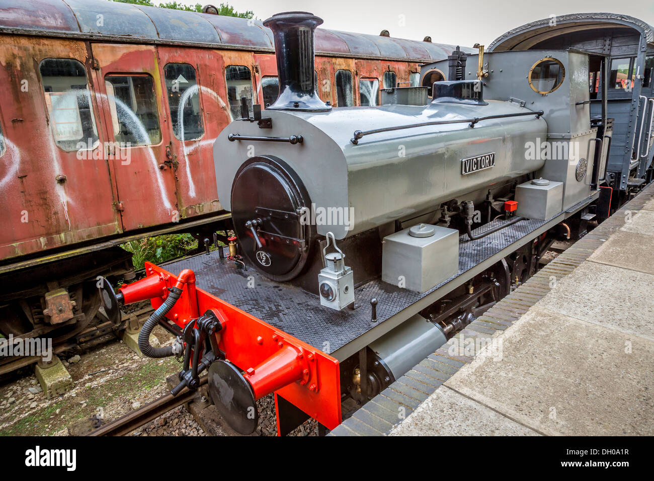 The 1949 steam train "Victory" an Andrew Barclay build 0-4-0ST 12 ...