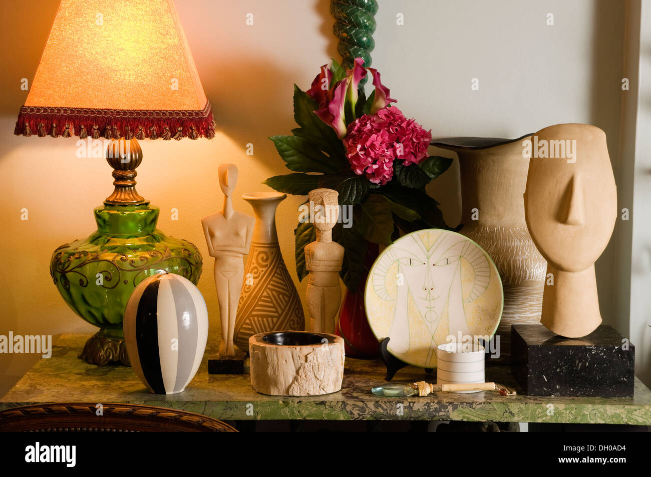 A collection of various objects and artefact's Stock Photo - Alamy