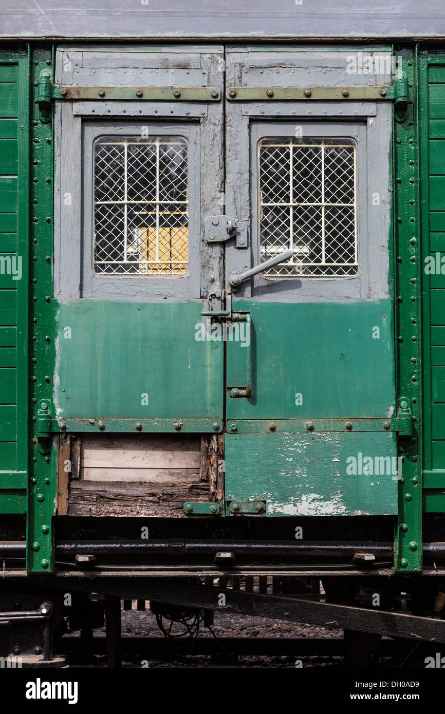 One time secure goods van on British railways. Now awaiting restoration ...