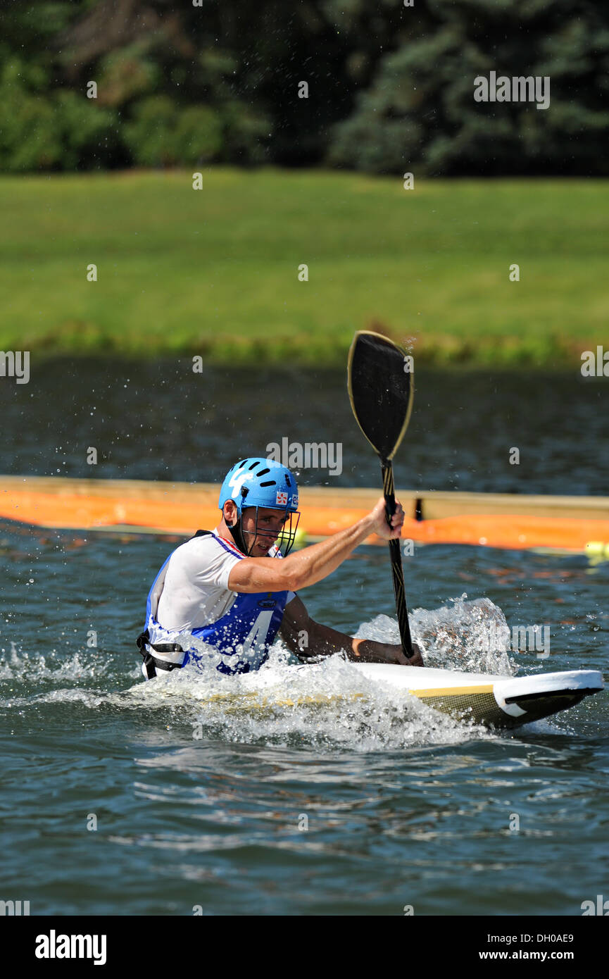 Canoe Polo World Championship Stock Photo - Alamy