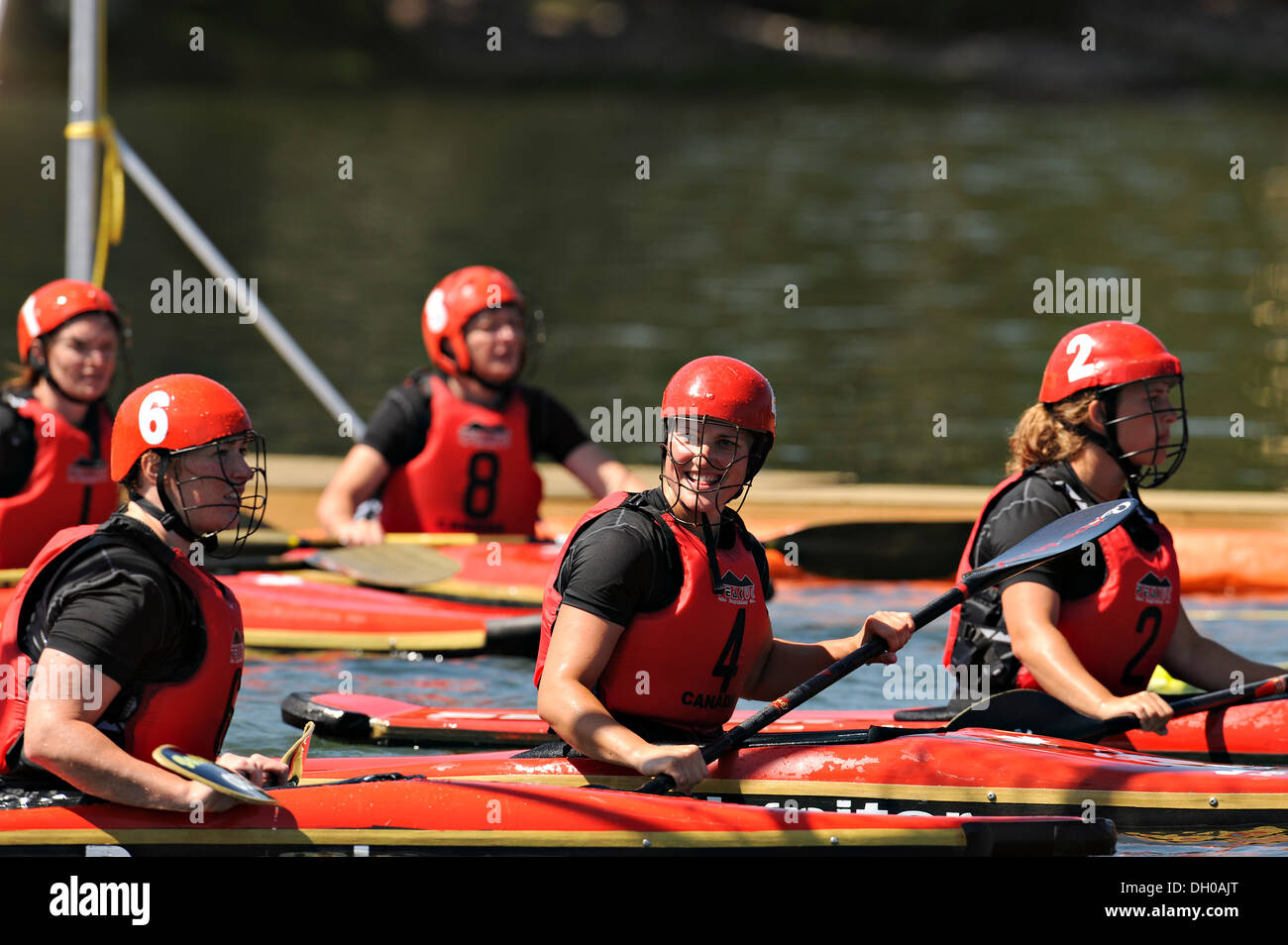 Canoe Polo World Championship Stock Photo - Alamy