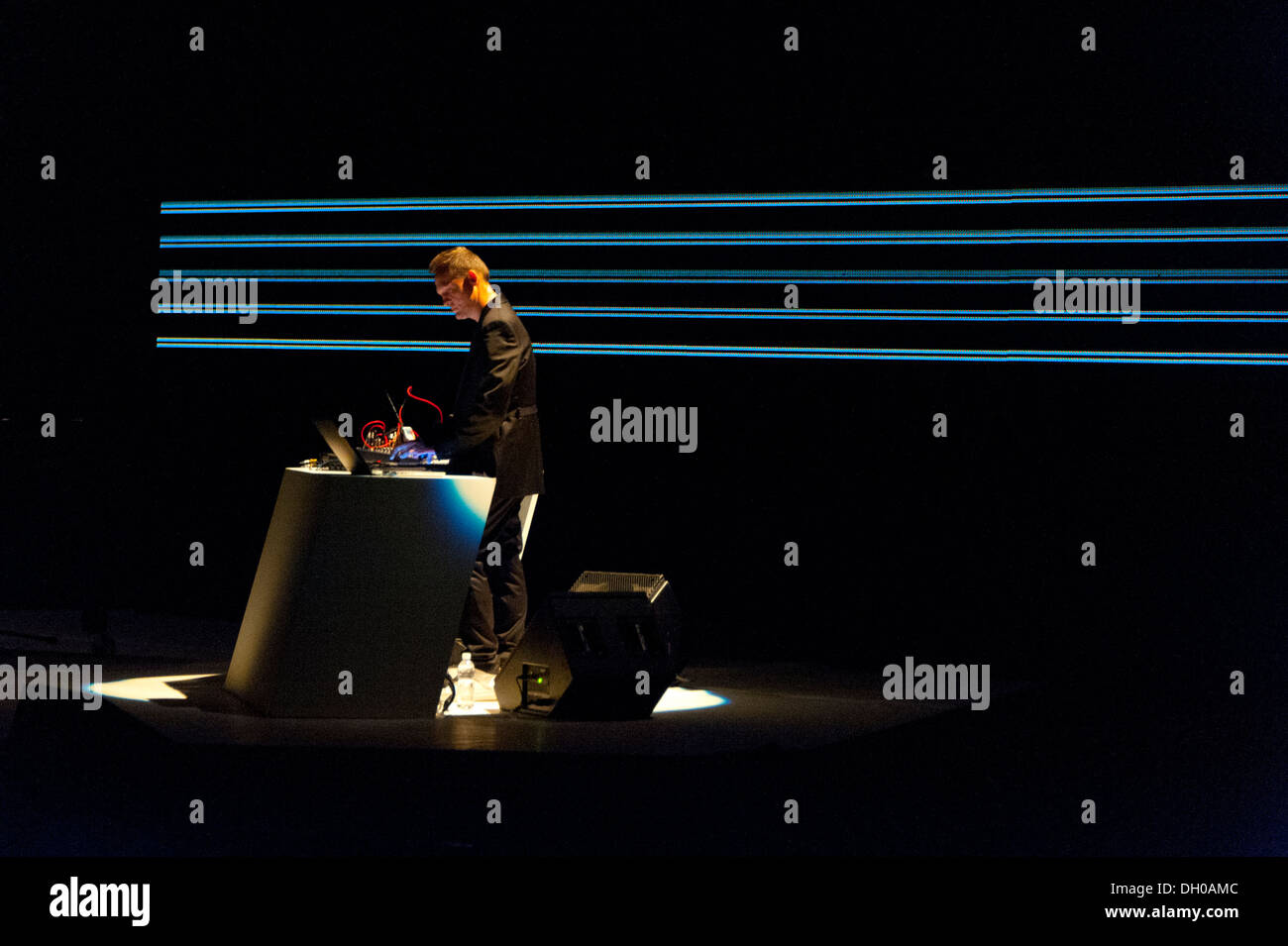 Alva Noto (Carsten Nicolai) performs at Auditorium Parco della Musica ...