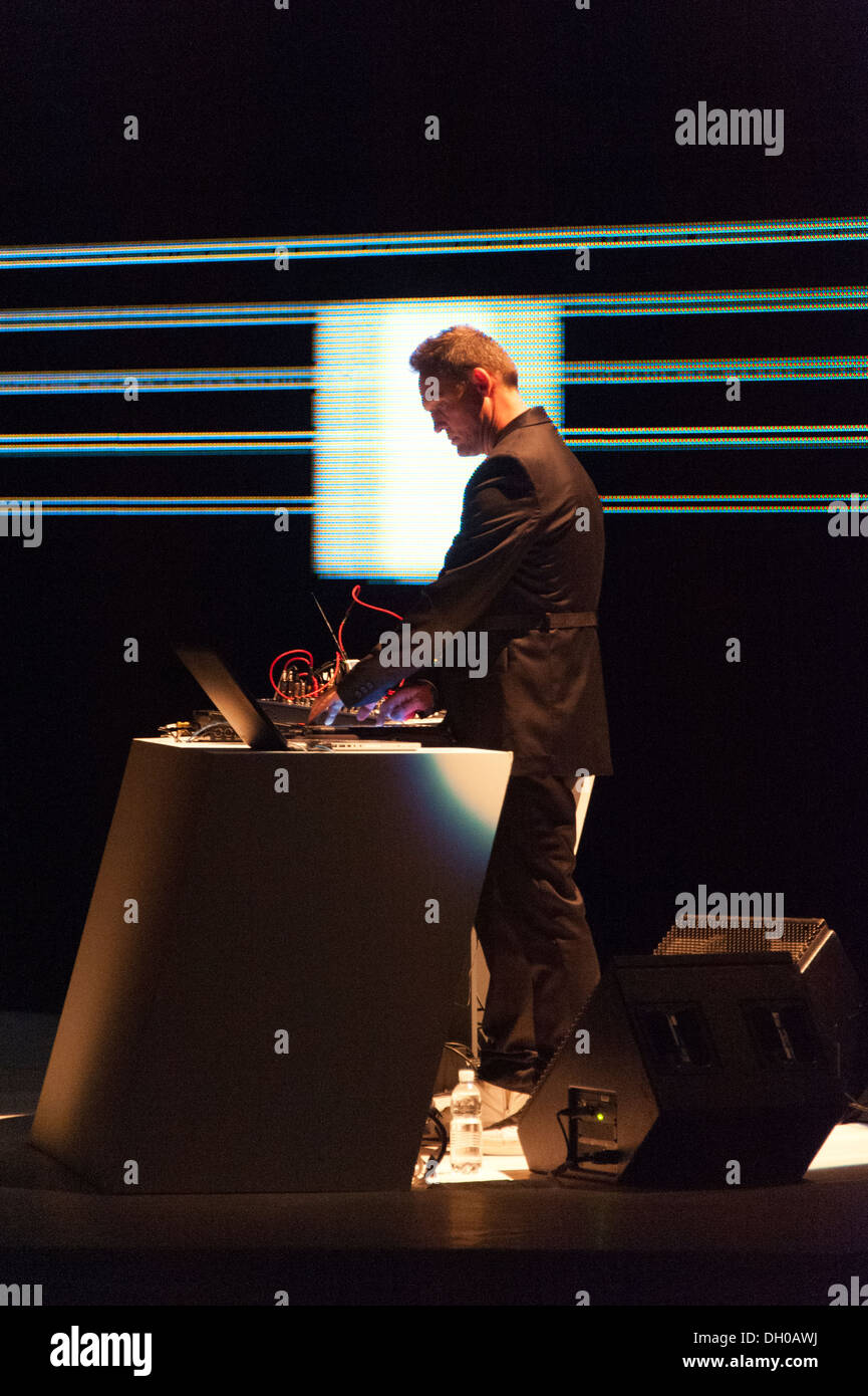 Alva Noto (Carsten Nicolai) performs at Auditorium Parco della Musica ...