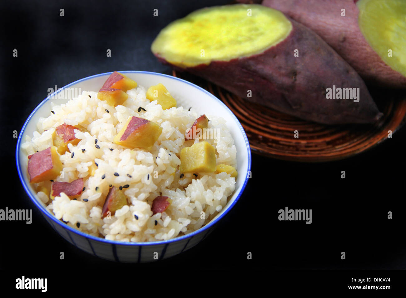 Sweet potato rice Stock Photo - Alamy