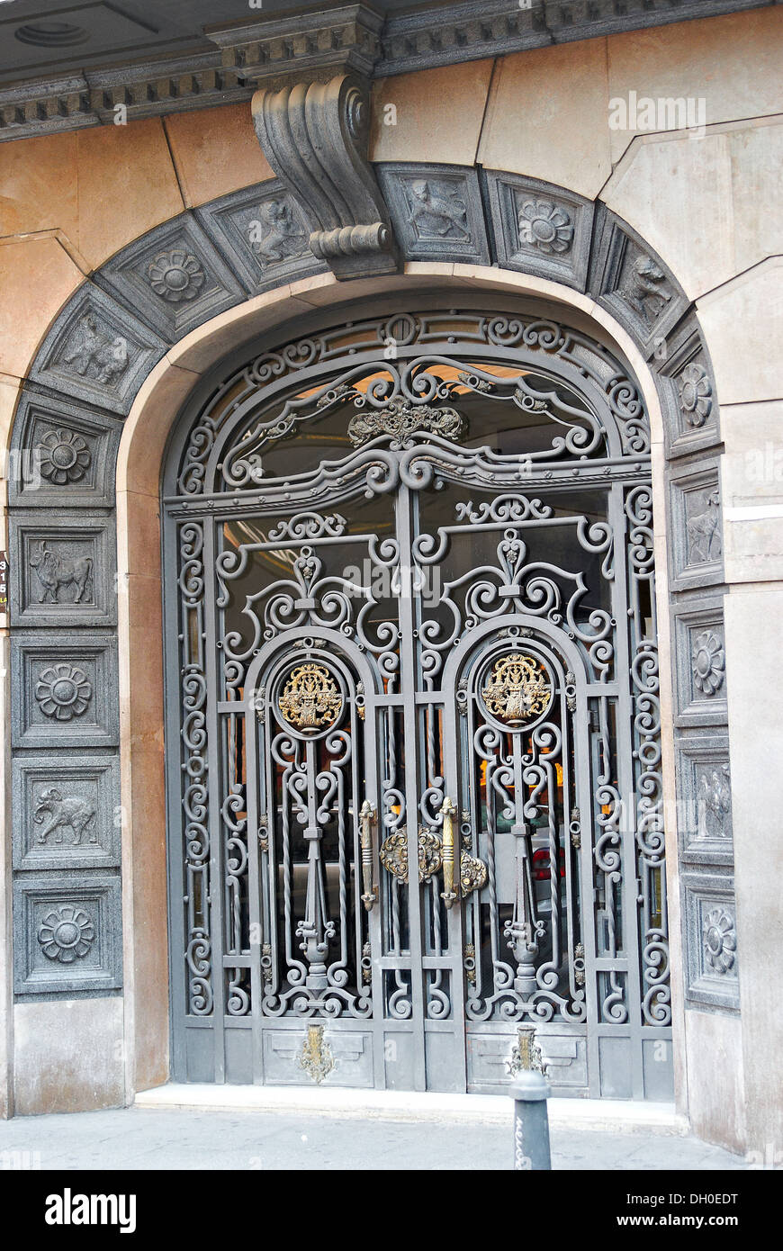 Famous historic building in Valencia, Spain Stock Photo - Alamy