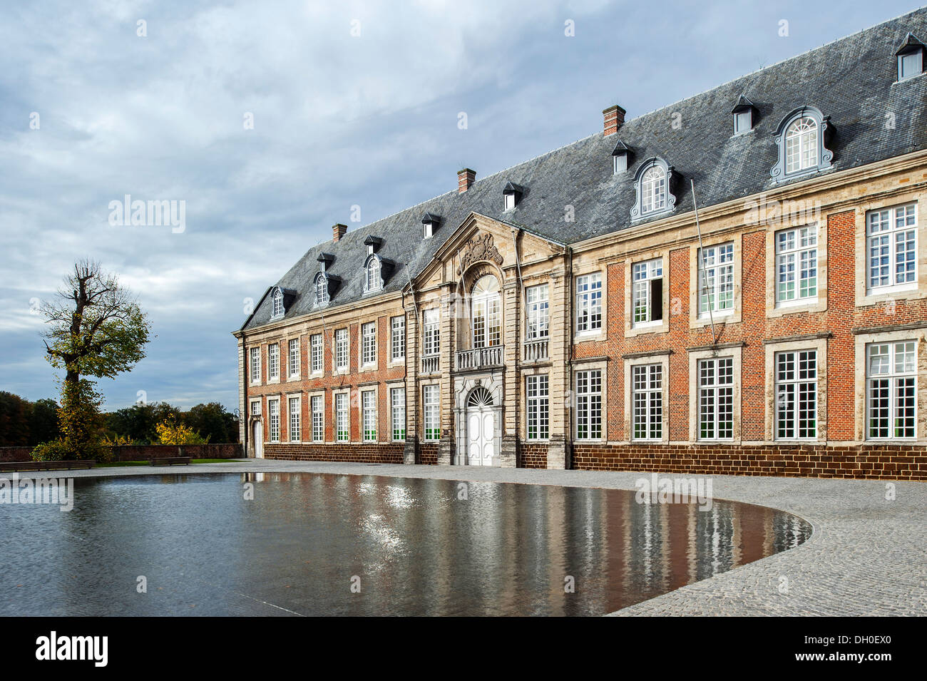 Abbot's house of the Premonstratensian Averbode Abbey, Belgium Stock ...
