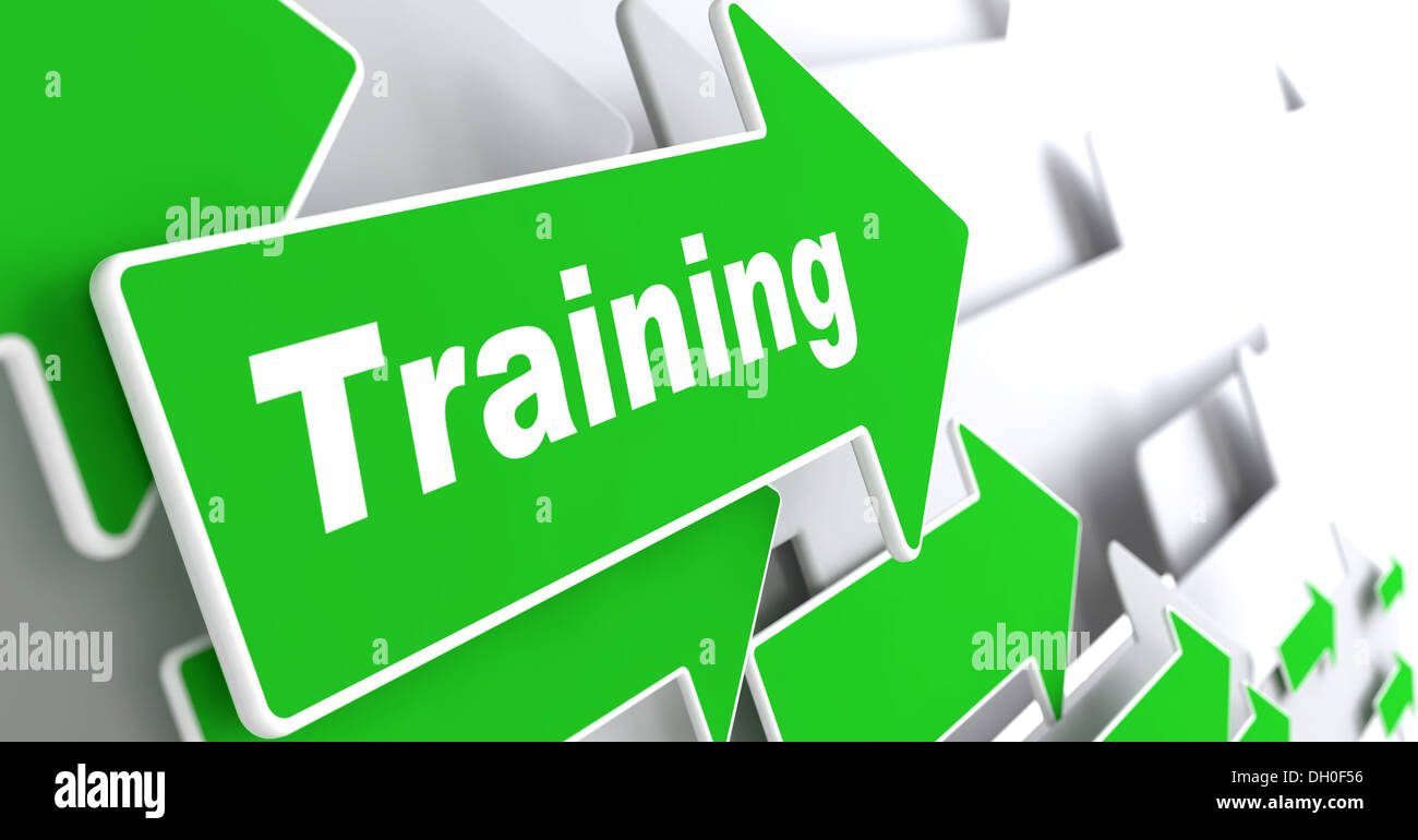 Training. Educational Background Stock Photo - Alamy
