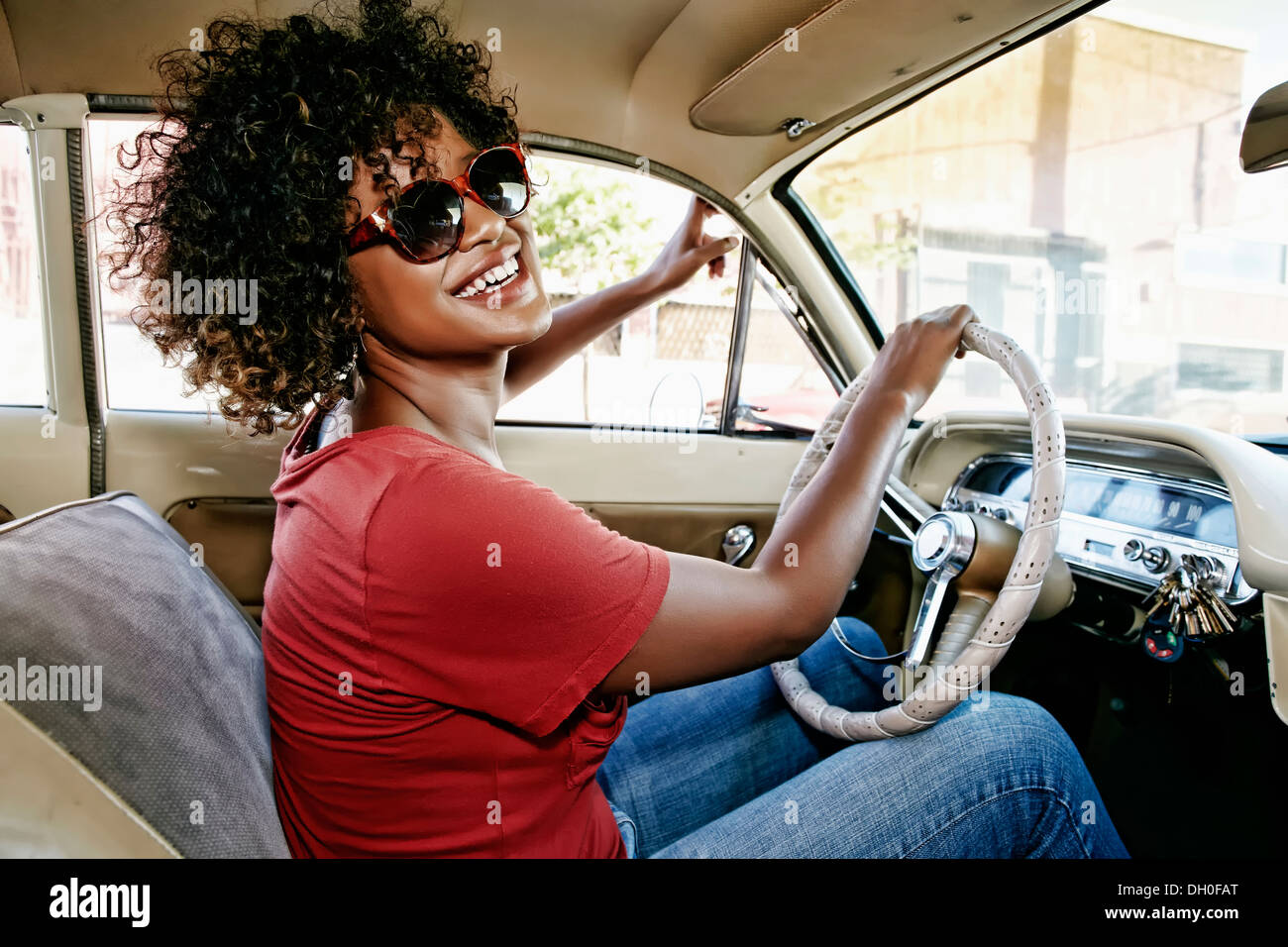 Old Woman Driving Car High Resolution Stock Photography and Images - Alamy