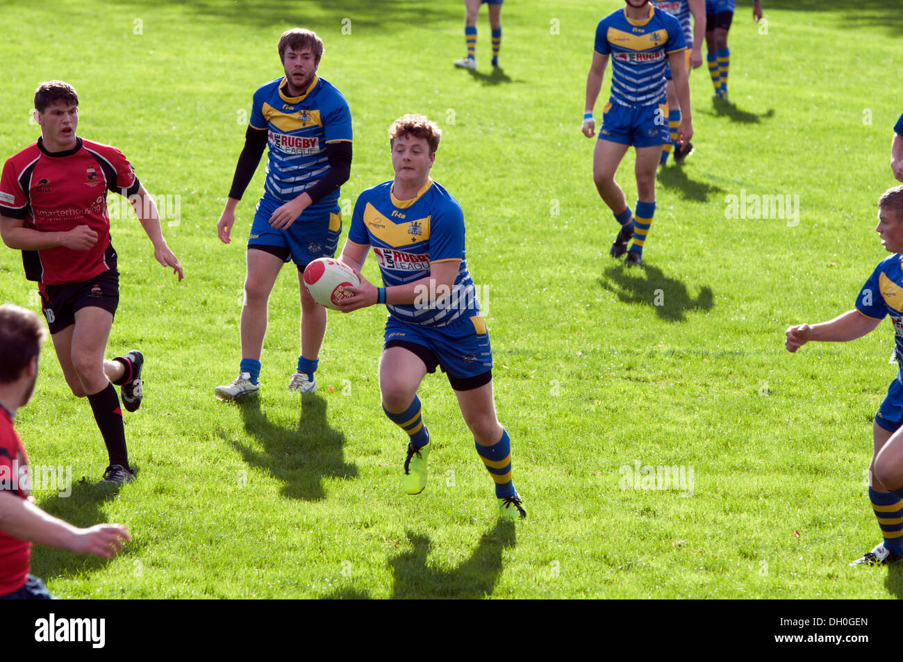 University sport, men`s Rugby League Stock Photo - Alamy