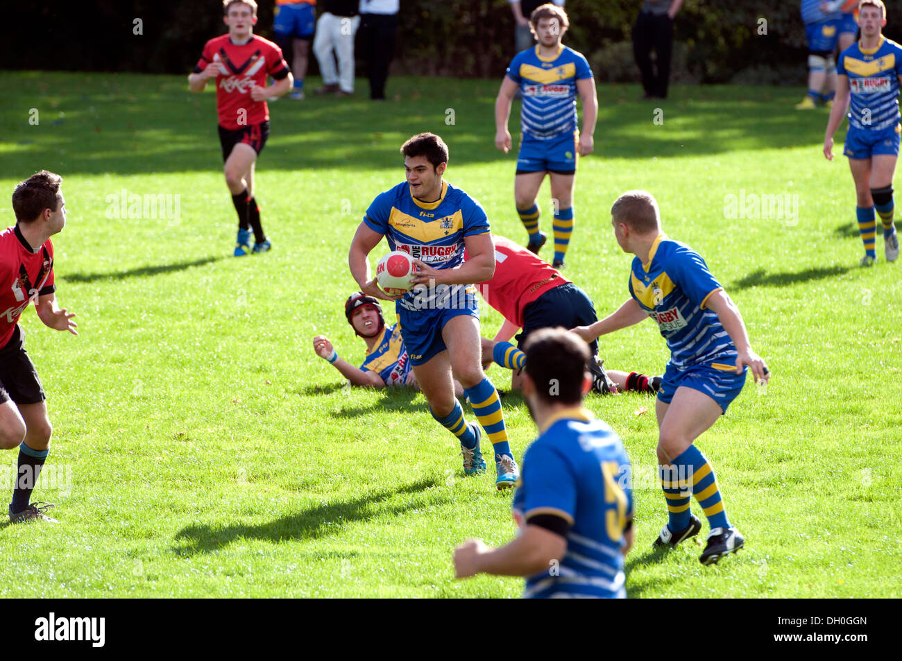 University sport, men`s Rugby League Stock Photo - Alamy