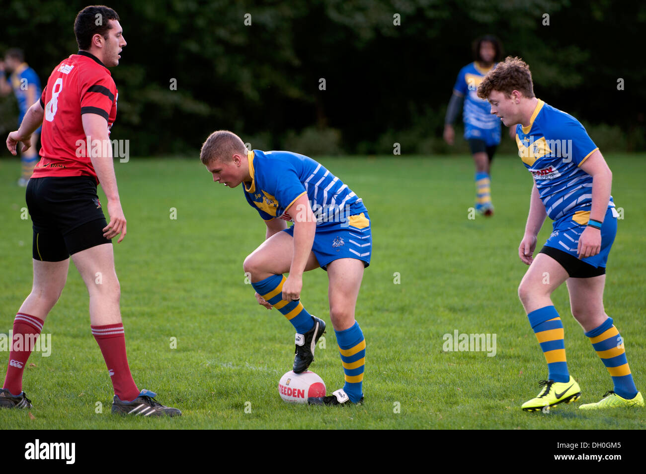 University sport, men`s Rugby League Stock Photo - Alamy