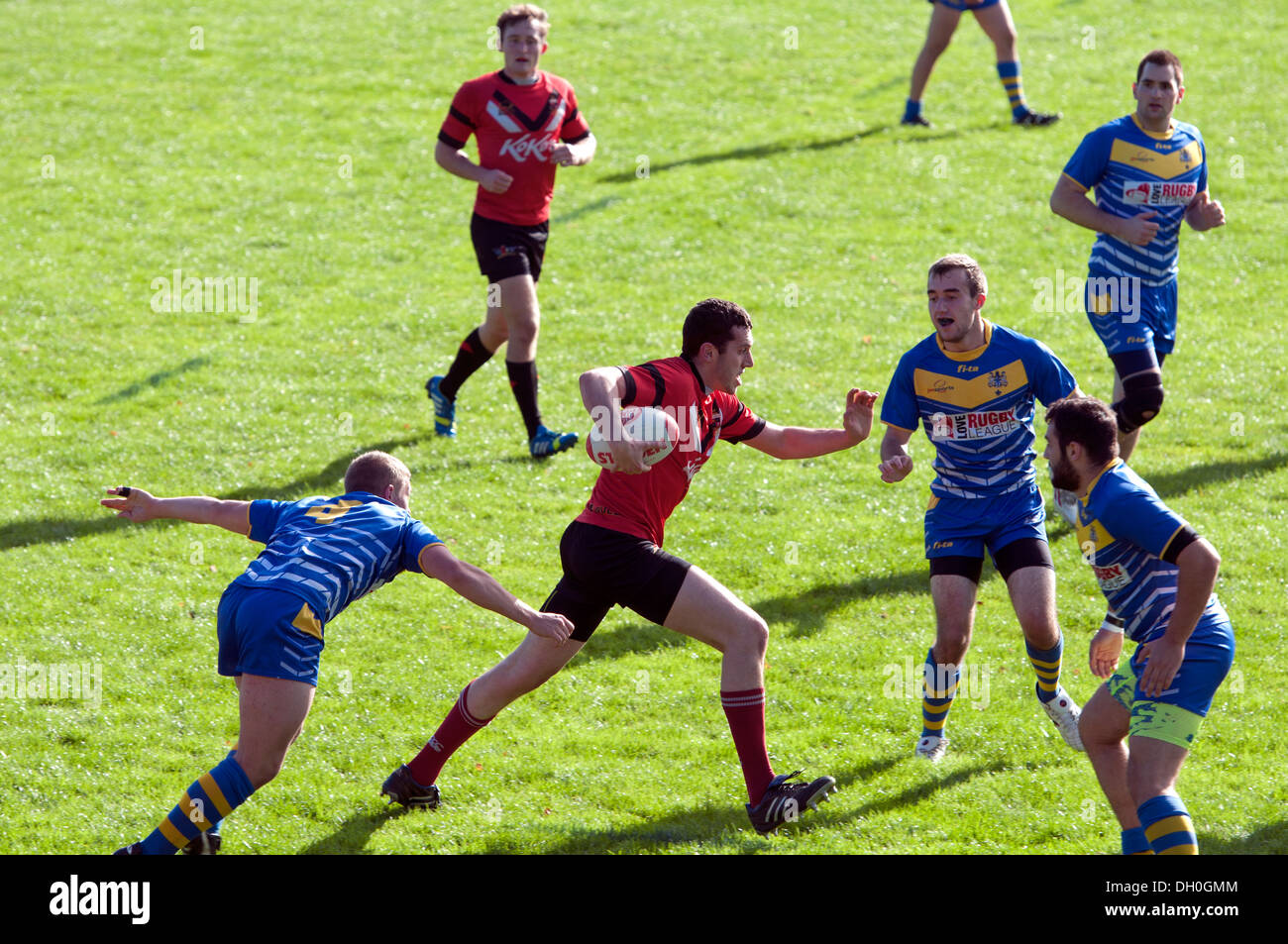University sport, men`s Rugby League Stock Photo - Alamy