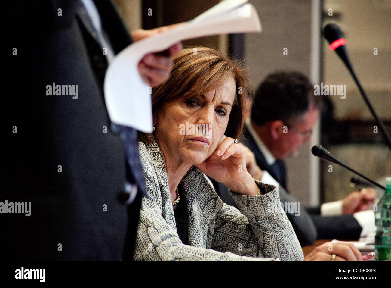 Rome, Italy. 20th Nov, 2012. Italian Minister of Labour, Elsa Fornero ...