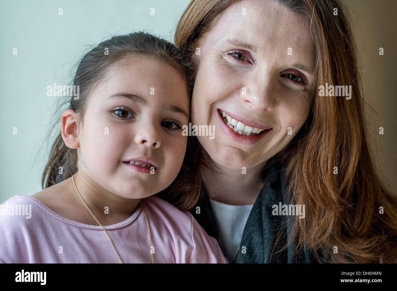 Mother and child portrait Stock Photo - Alamy